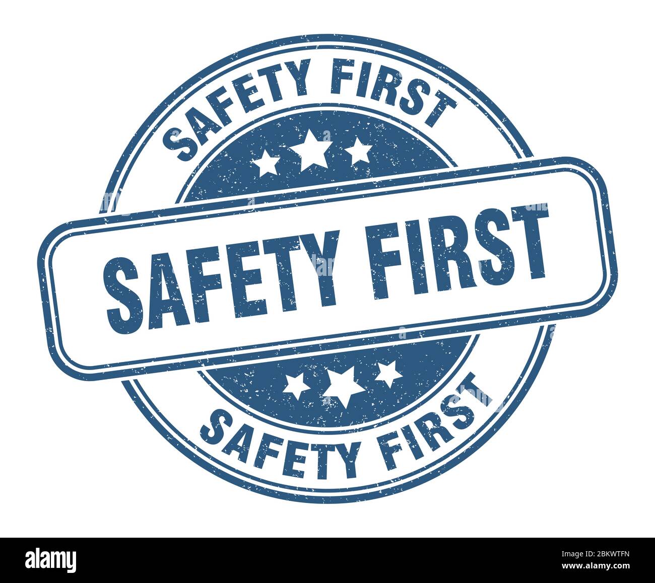 safety first stamp. safety first round grunge sign. label Stock Vector ...