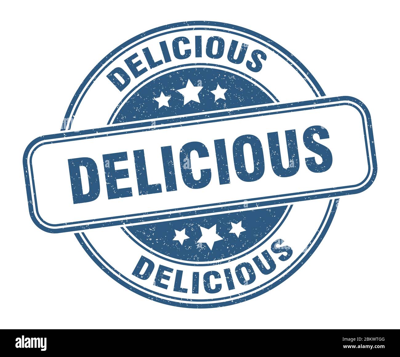 delicious stamp. delicious round grunge sign. label Stock Vector Image ...