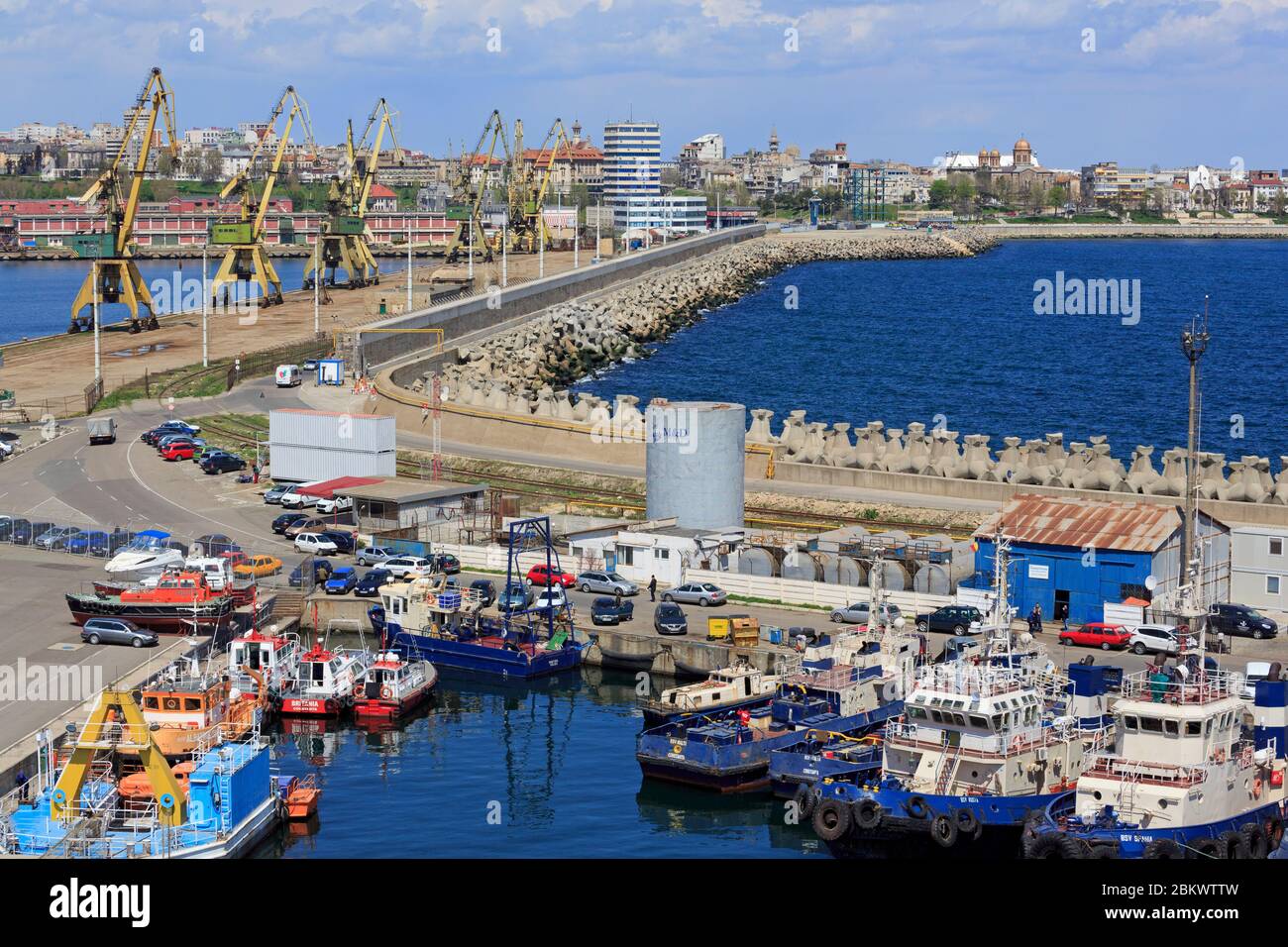 Port of Constanta, Dobruja Region, Romania Stock Photo - Alamy