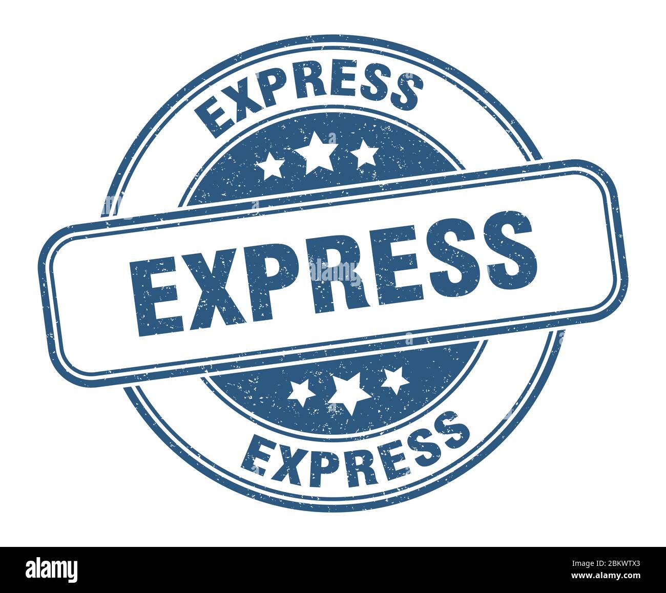express stamp. express round grunge sign. label Stock Vector Image ...
