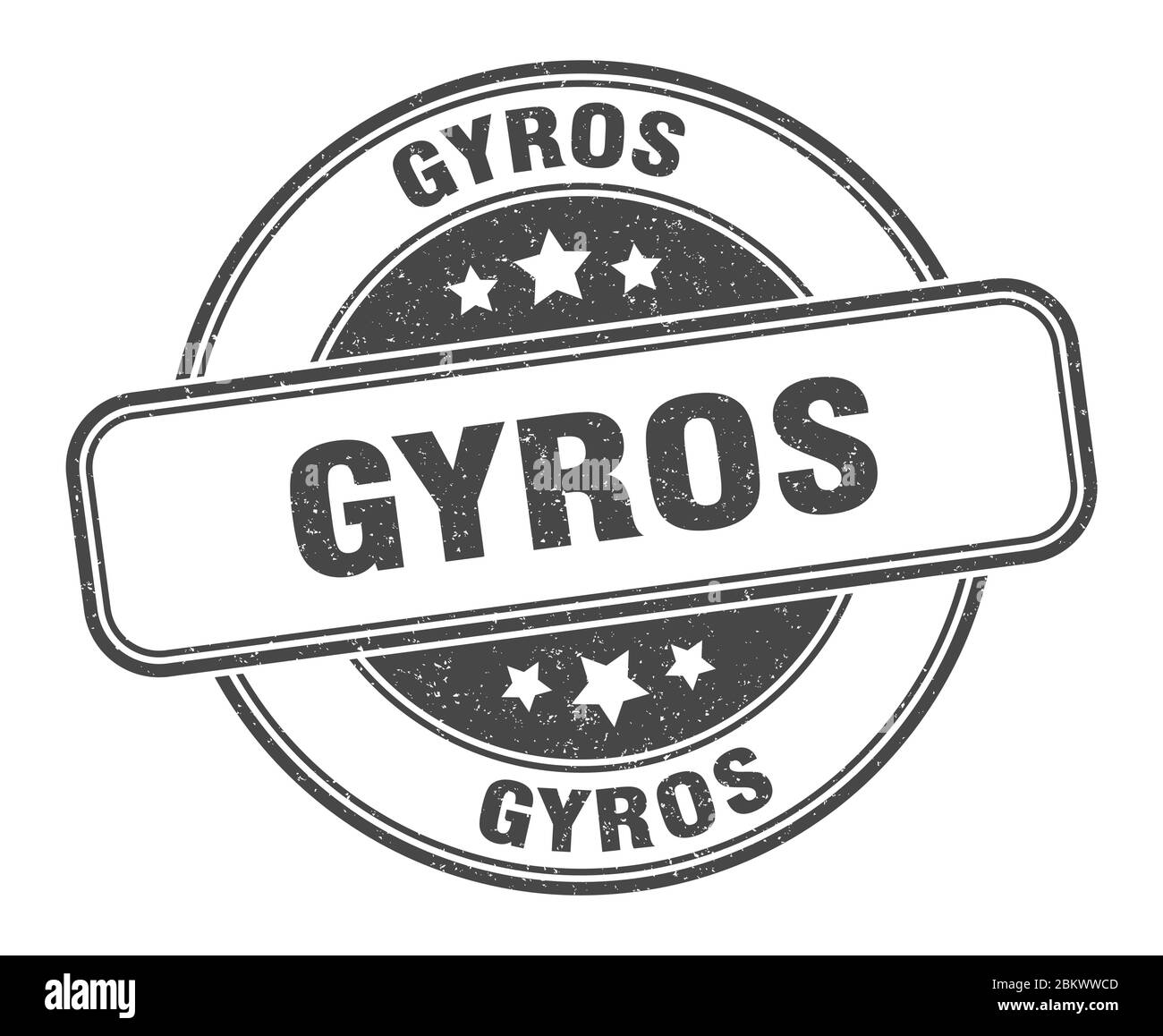 gyros stamp. gyros round grunge sign. label Stock Vector Image & Art ...