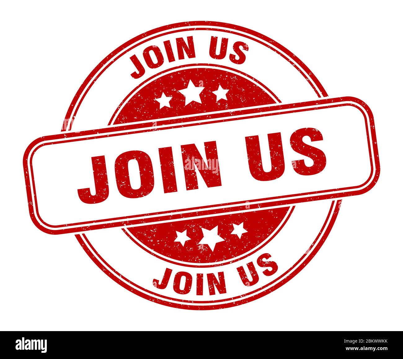 Join us round red Stock Vector Images - Alamy