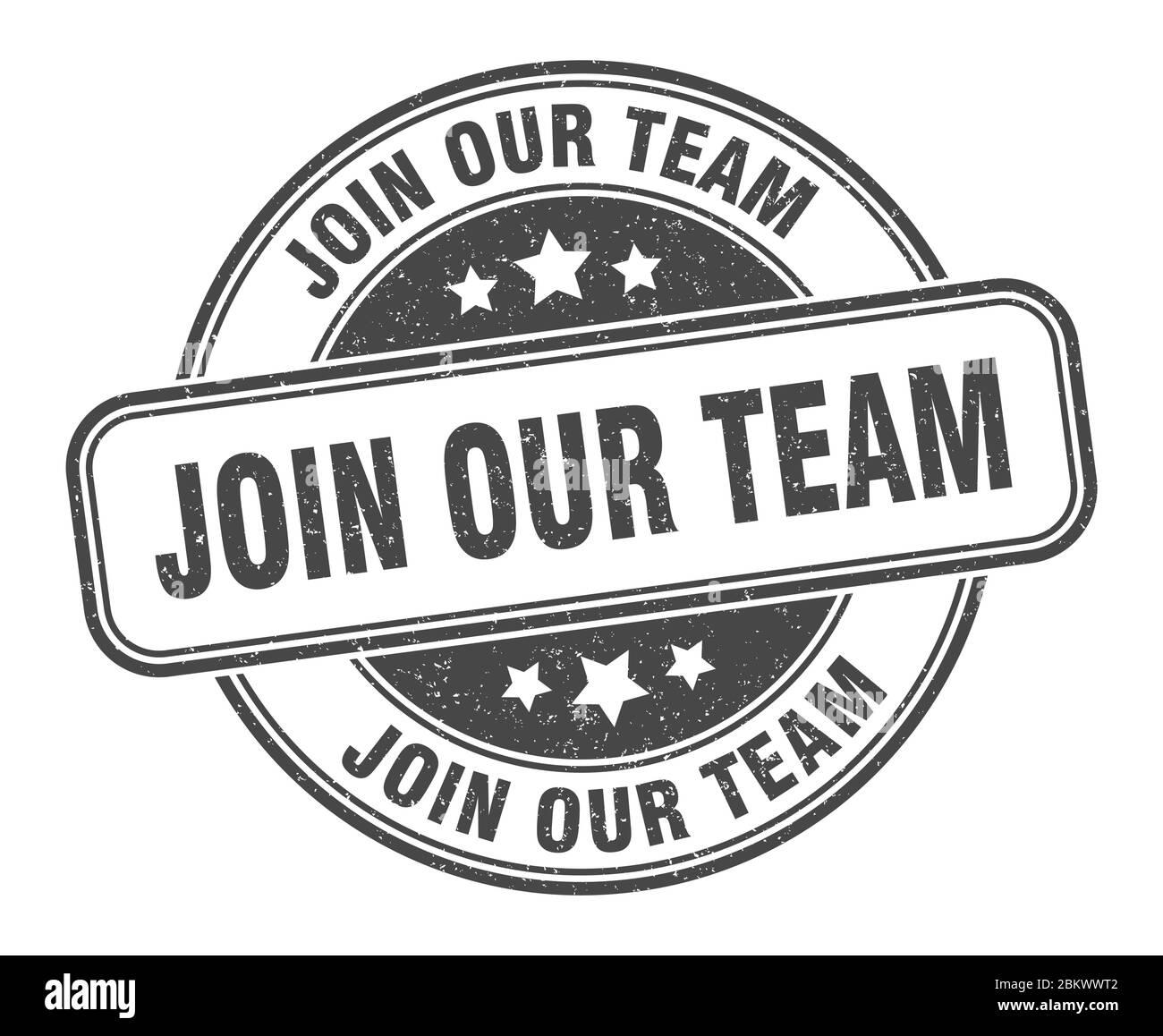 join our team stamp. join our team round grunge sign. label Stock ...