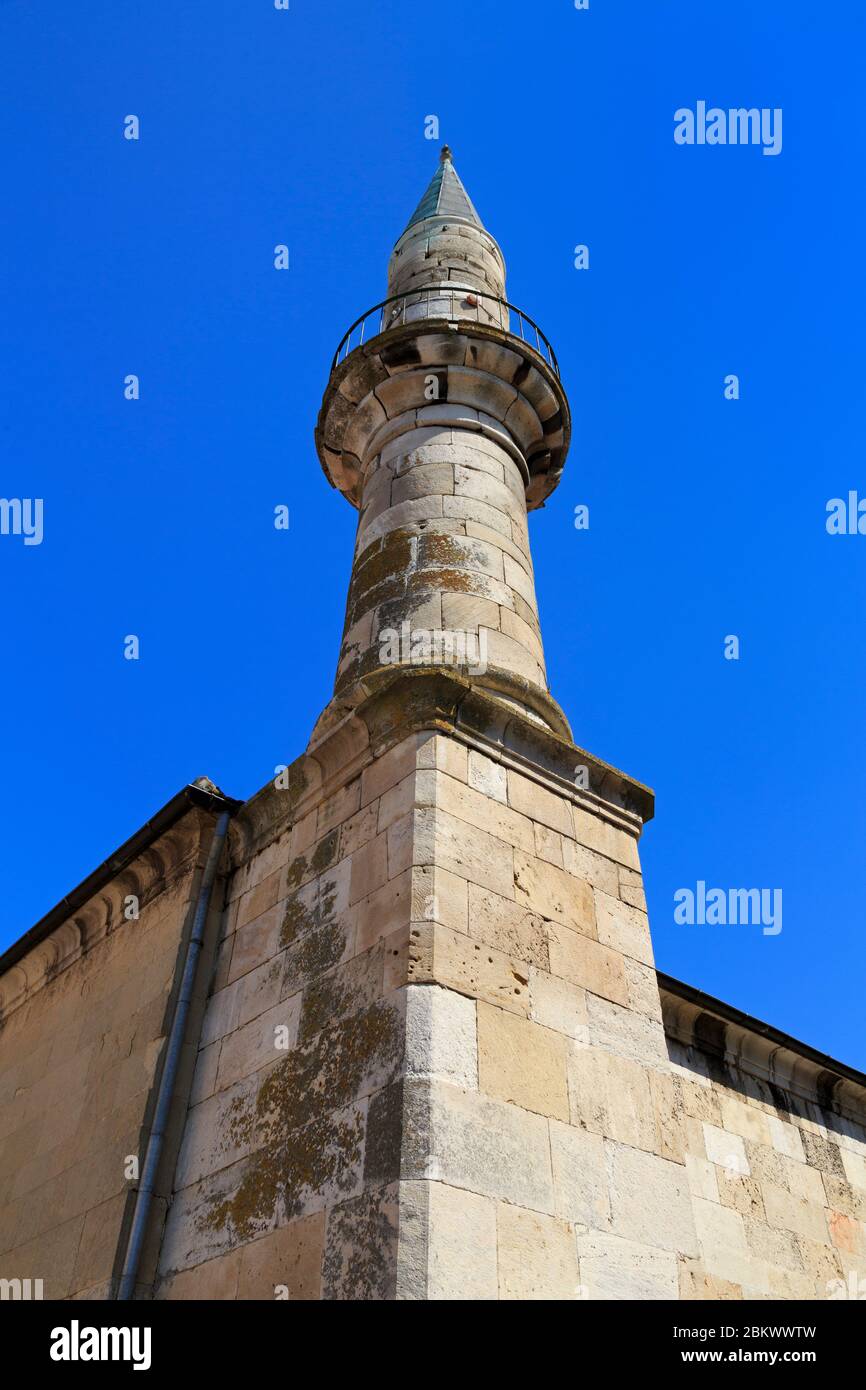 Hunchaiar Mosque, Constanta, Dobruja Region, Romania Stock Photo - Alamy