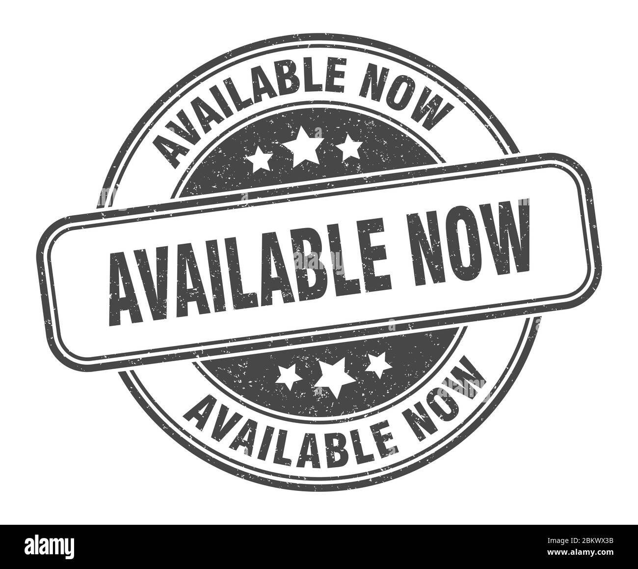 available now stamp. available now round grunge sign. label Stock ...