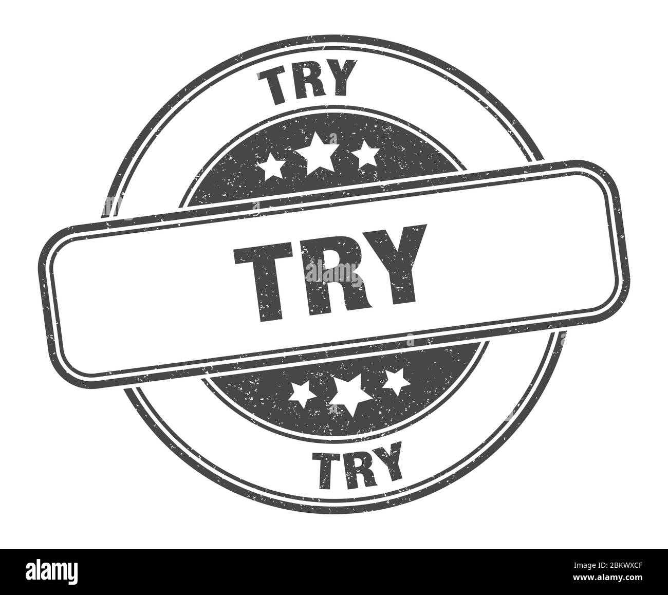 Try circle Black and White Stock Photos & Images - Alamy