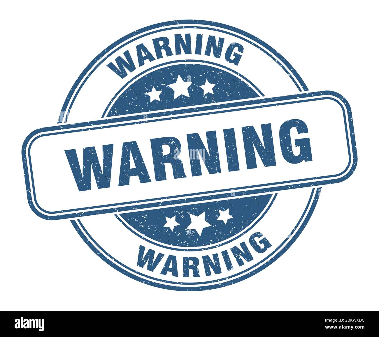 warning stamp. warning round grunge sign. label Stock Vector Image ...