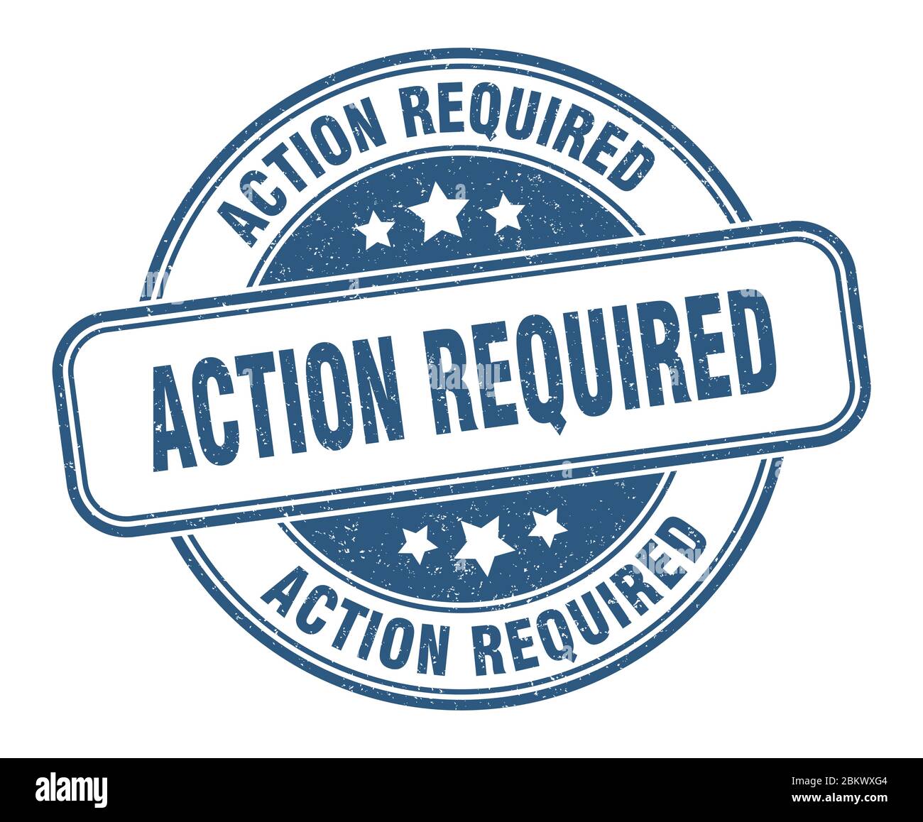 Action required stamp label hi-res stock photography and images - Alamy