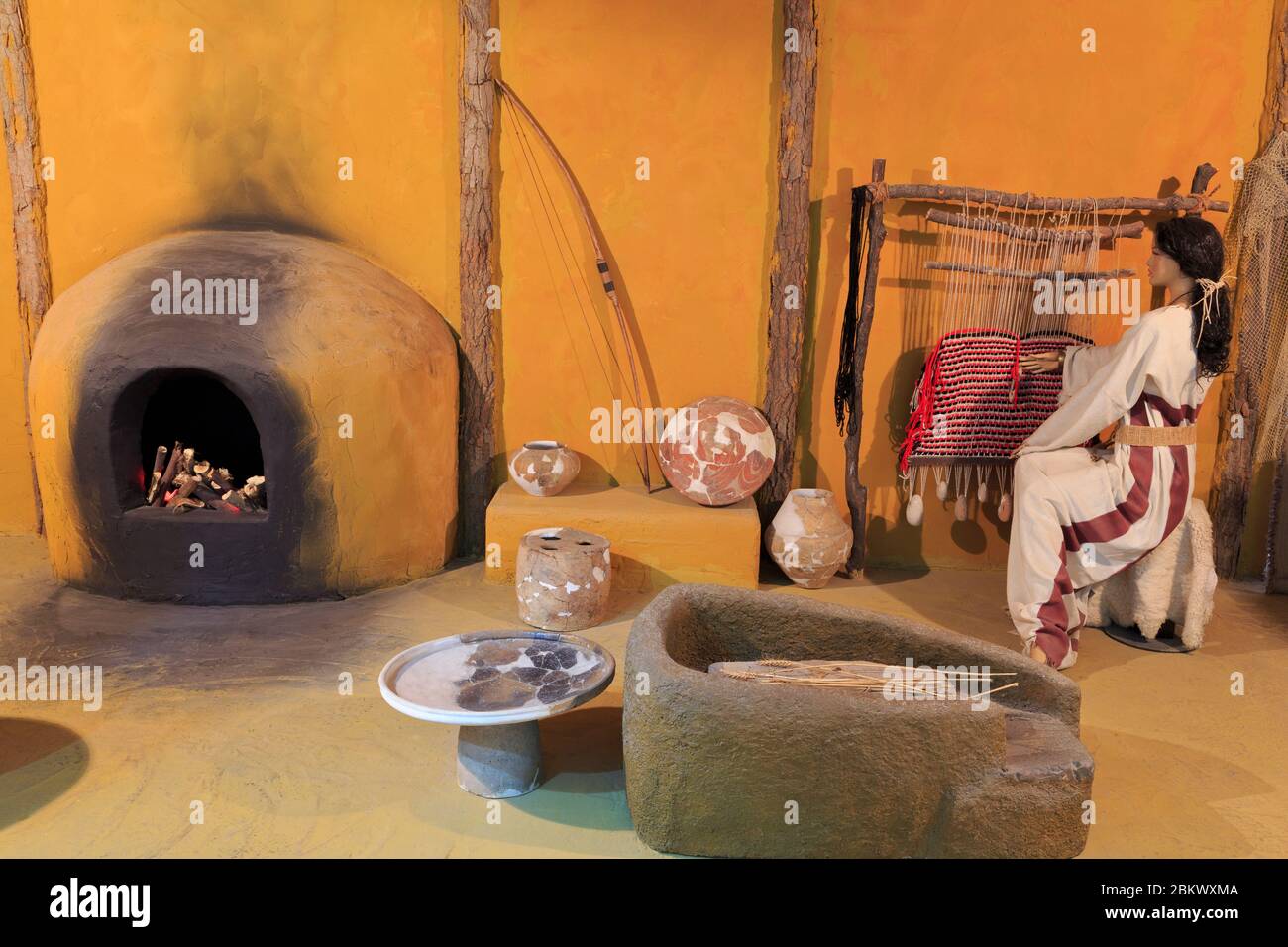 Neolithic house, Archaeology Museum, Constanta, Dobruja Region, Romania ...