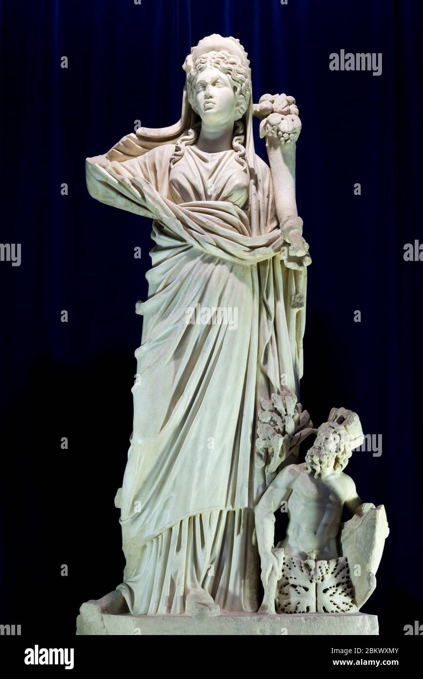 Fortuna with Pontos, Archaeology Museum, Constanta, Dobruja Region ...