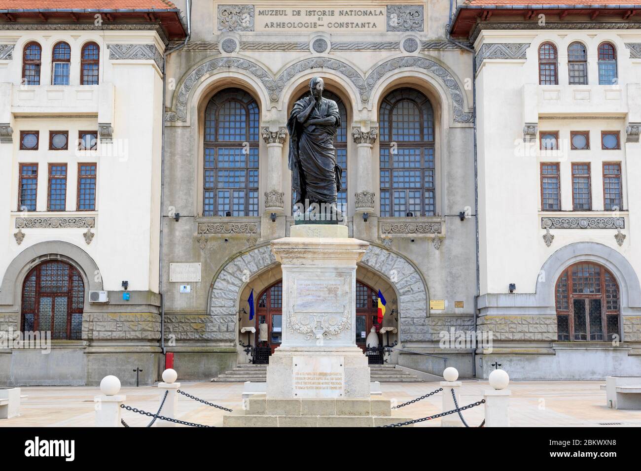 Ovidius Publius Naso Statue & Archaeology Museum, Constanta, Dobruja ...