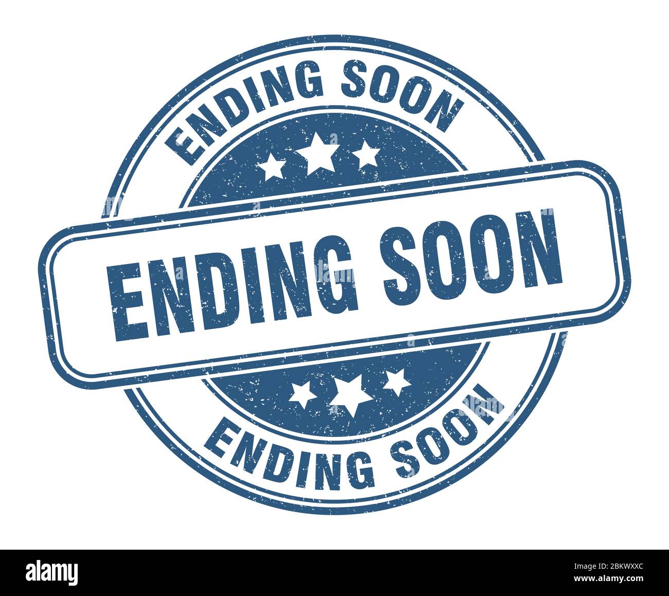 ending soon stamp. ending soon round grunge sign. label Stock Vector ...