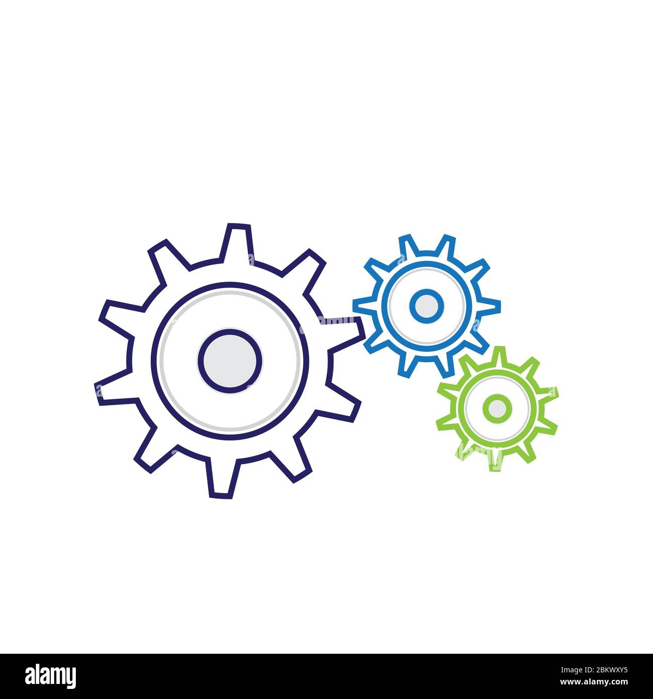 Gear Template vector icon illustration design Stock Vector Image & Art ...