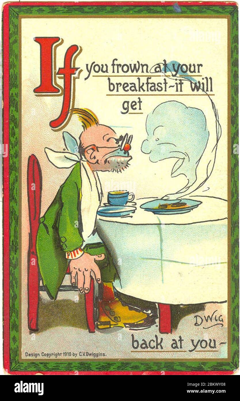 Ifs & Ands Series of Comic Postcards No. 100, Printed in Germany Stock ...