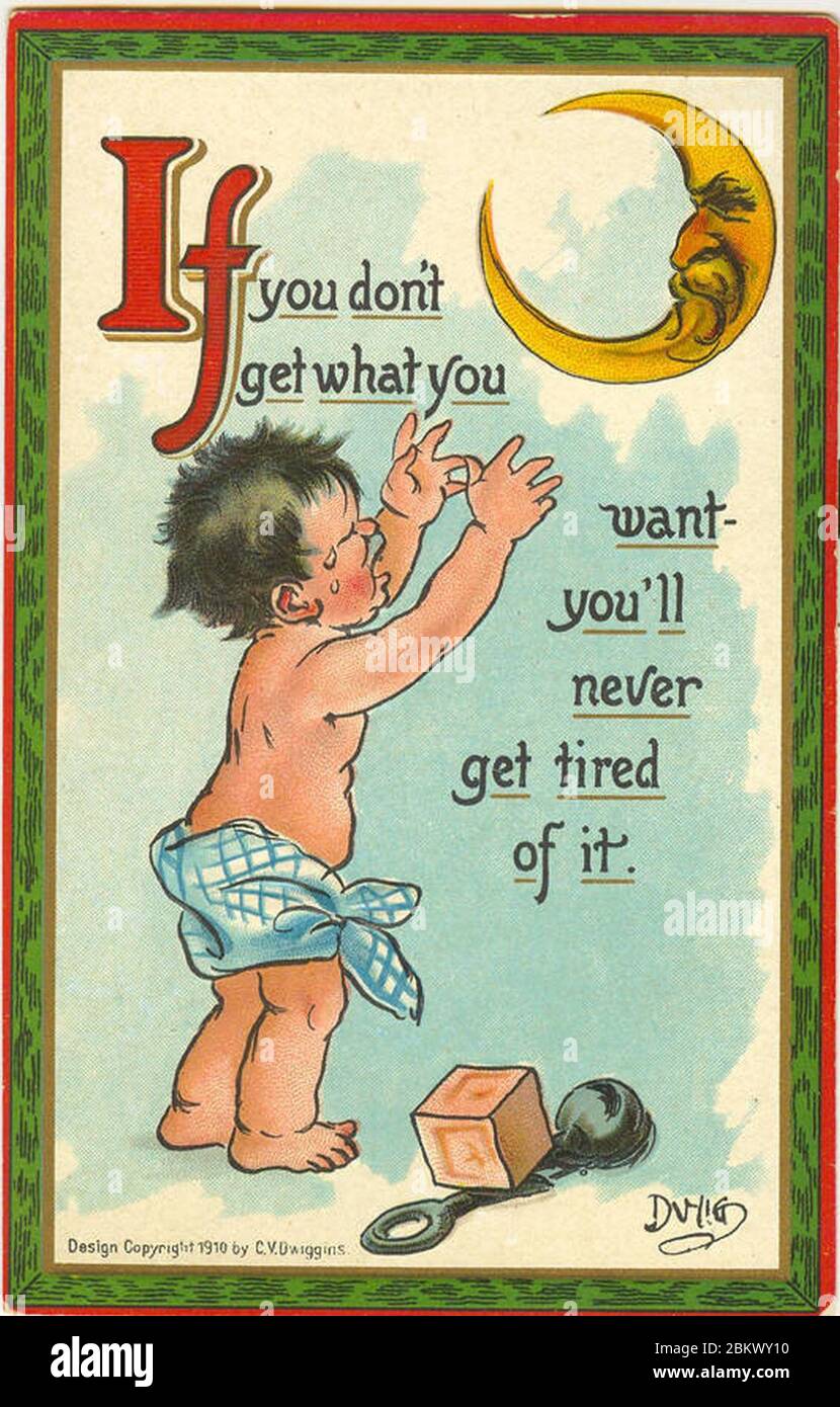 Ifs & Ands Series of Comic Postcards NO. 100. Printed in Germany Stock ...