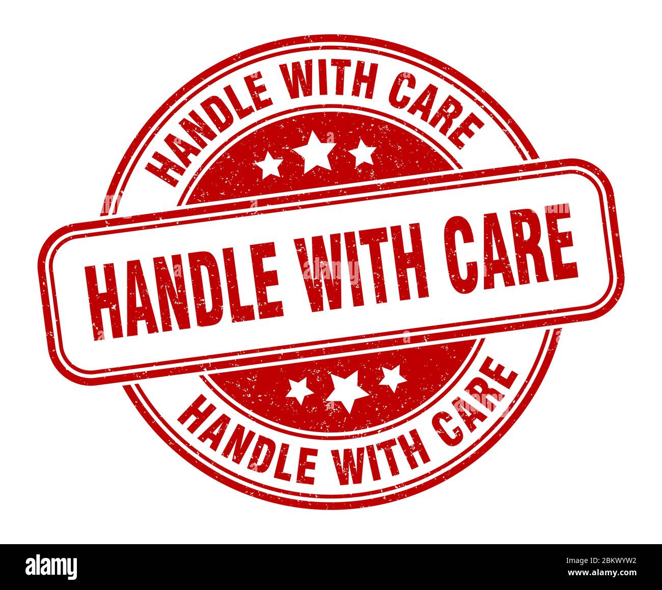 handle with care stamp. handle with care round grunge sign. label Stock ...