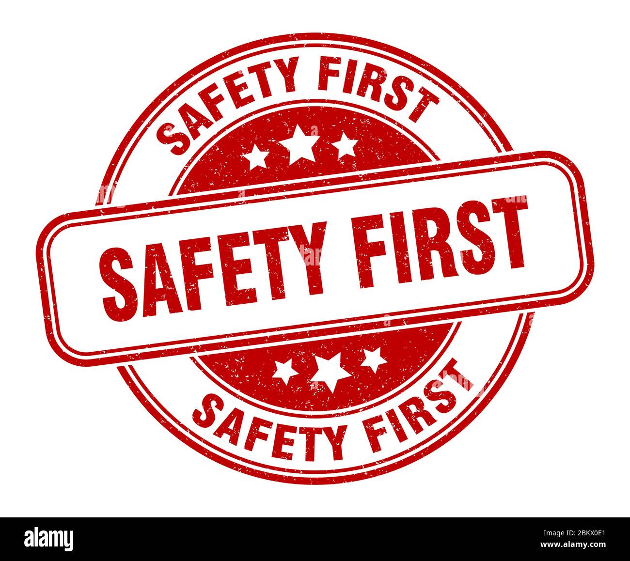 safety first stamp. safety first round grunge sign. label Stock Vector ...