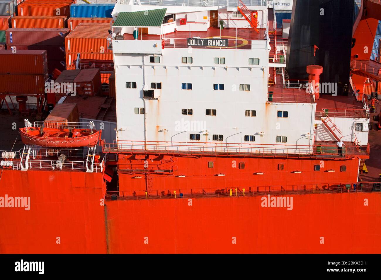 Container ship in the Port of Barcelona, Catalonia, Spain, Europe Stock ...