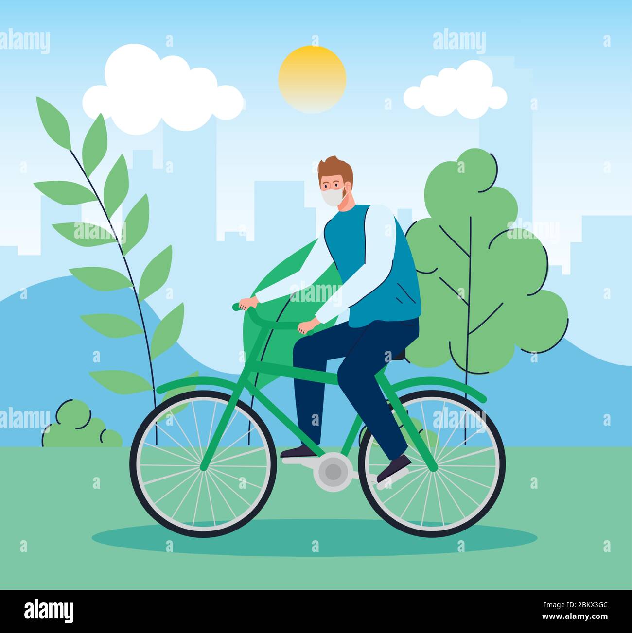 Bike mask Stock Vector Images - Alamy