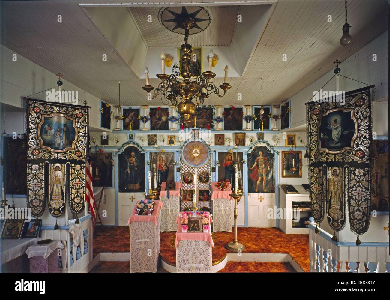 Ikonostas St. Alexander Nevsky Russian Orthodox Church, Akutan, Alaska ...