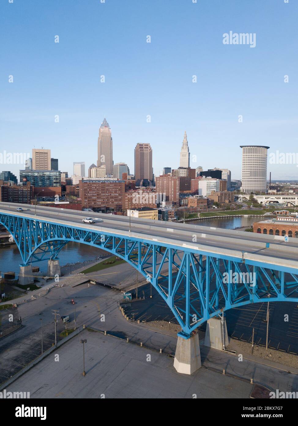 Cleveland Ohio Skyline Stock Photo - Alamy
