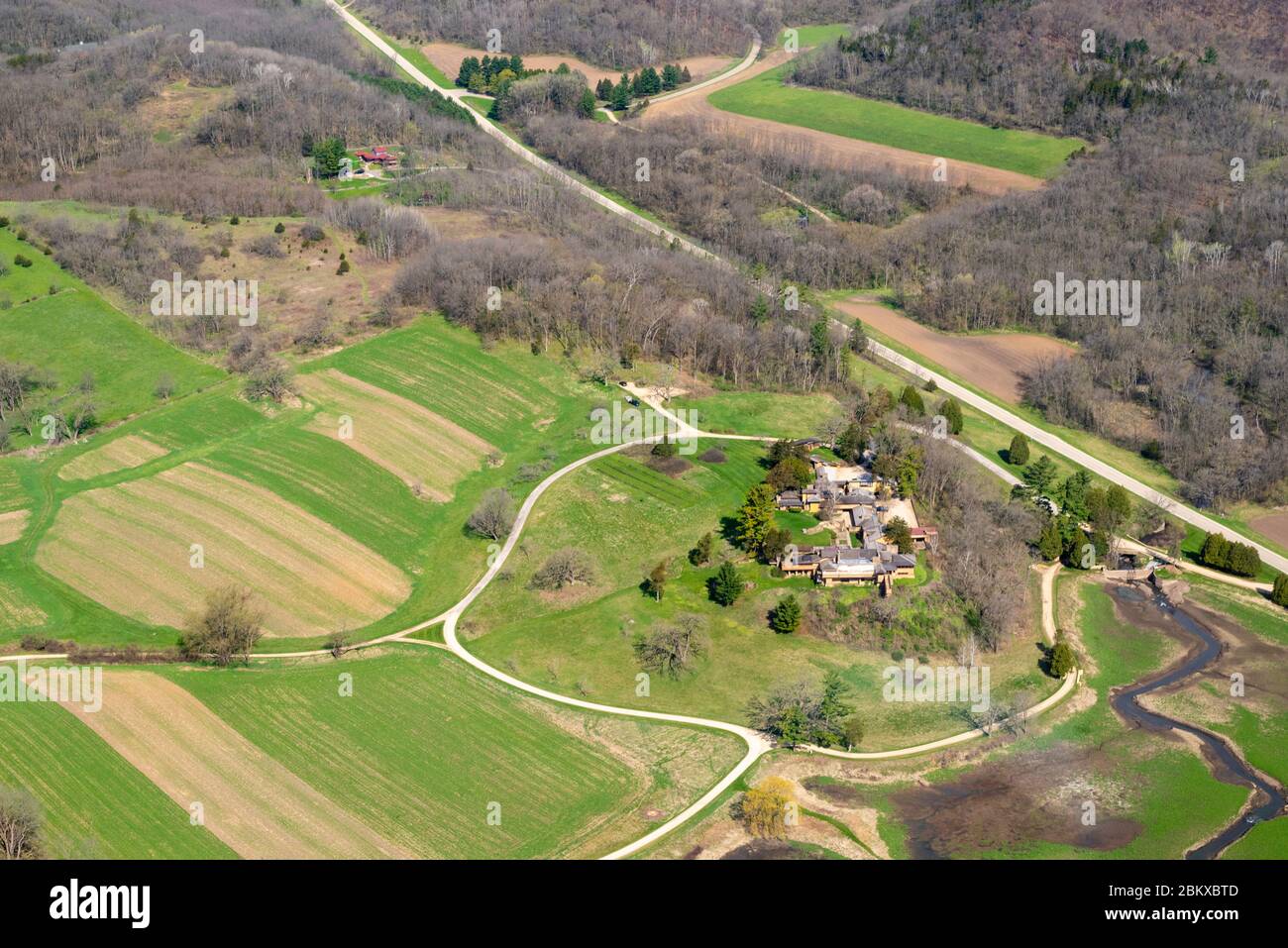 Taliesin Wisconsin Aerial