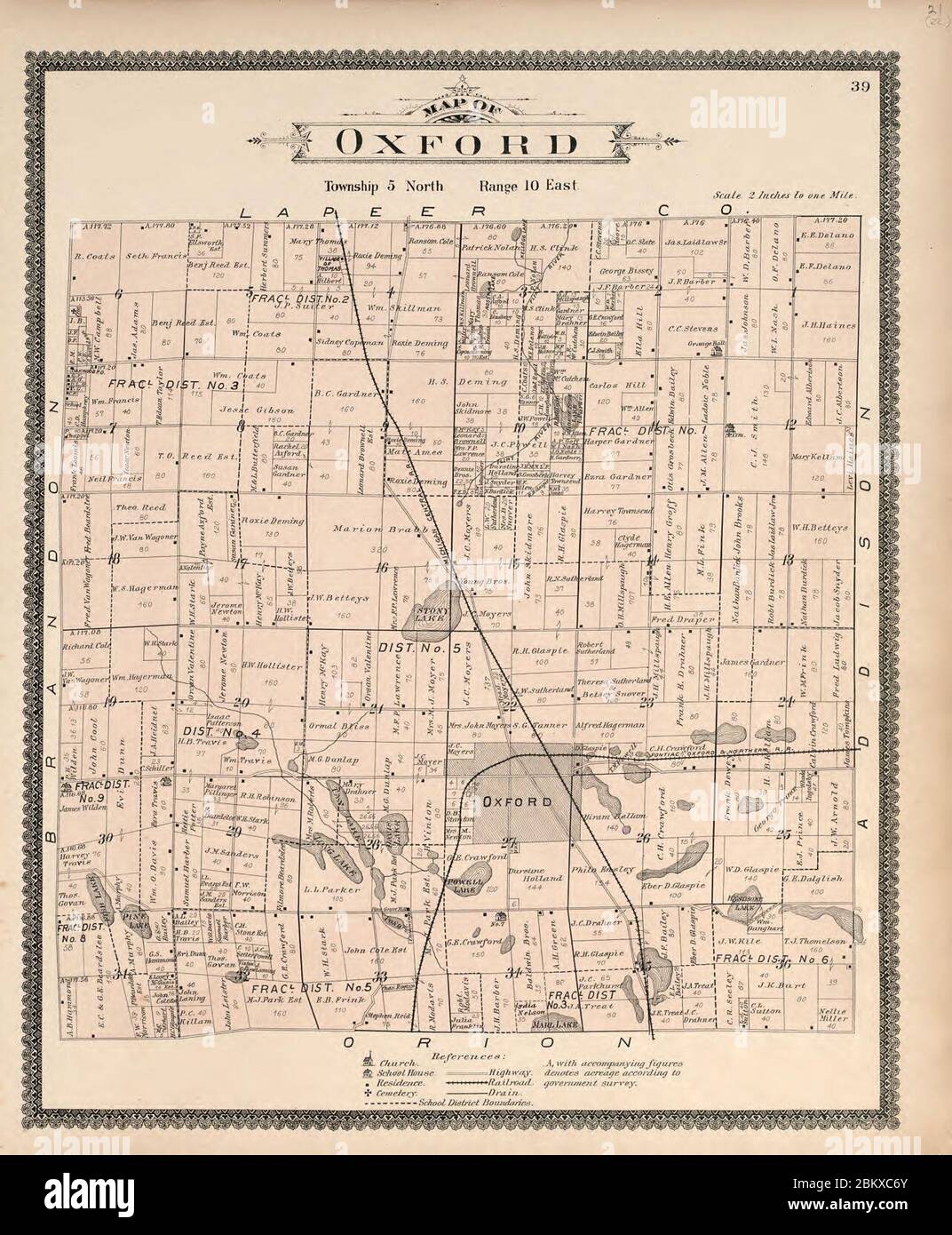 Illustrated atlas of Oakland County, Michigan - compiled from official ...