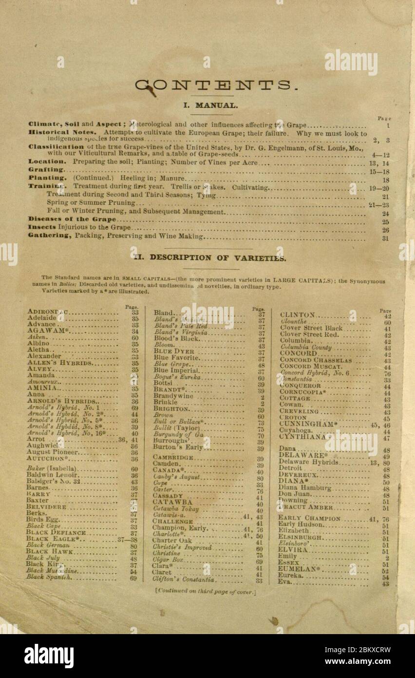 Our illustrated descriptive catalogue hi-res stock photography and ...