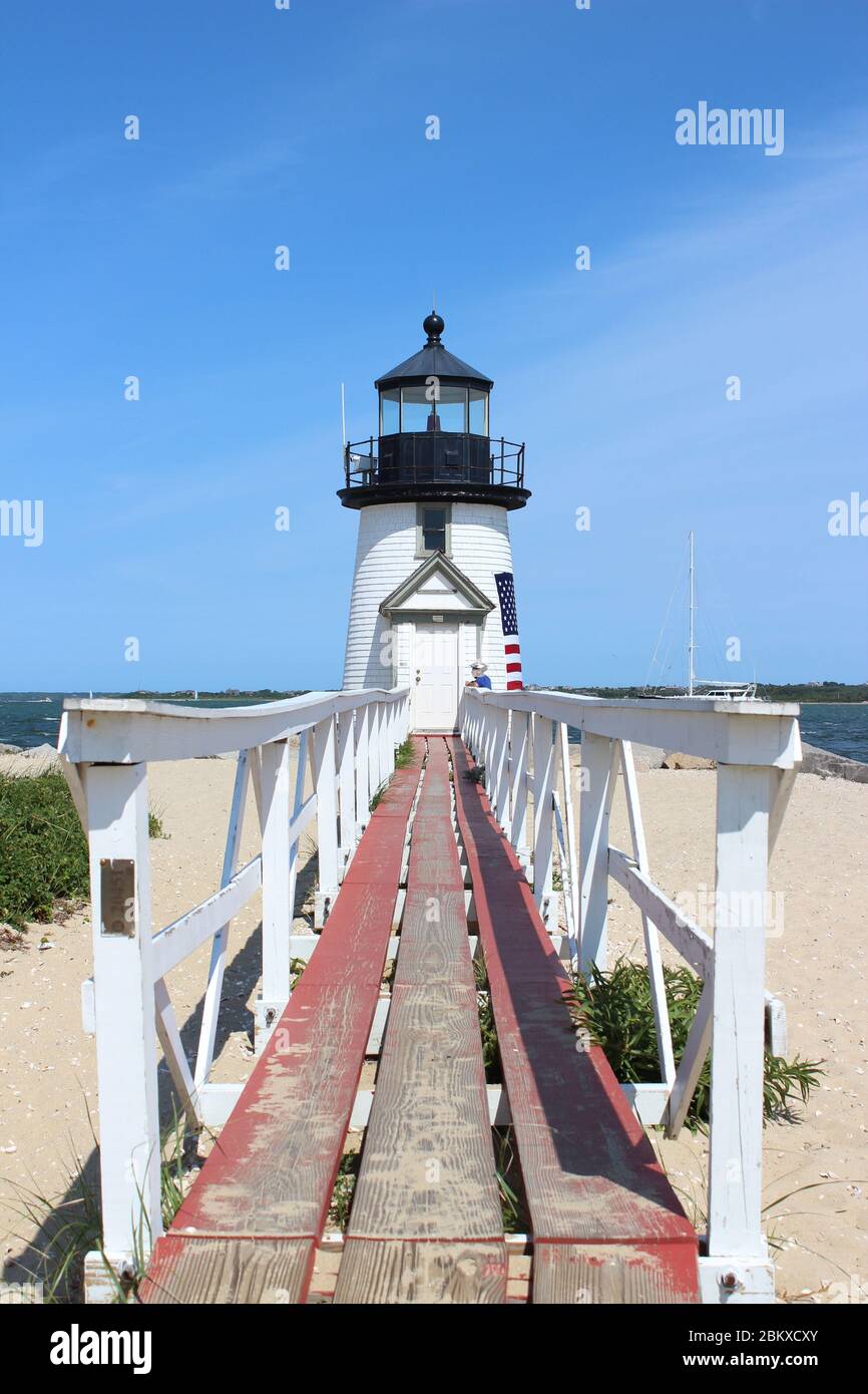 Old nantucket lighthouse hi-res stock photography and images - Alamy