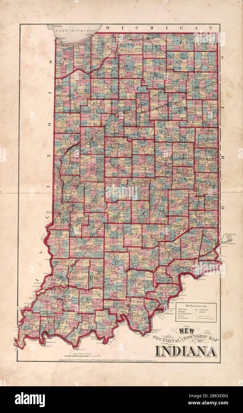 Illustrated historical atlas of Porter County, Indiana Stock Photo - Alamy