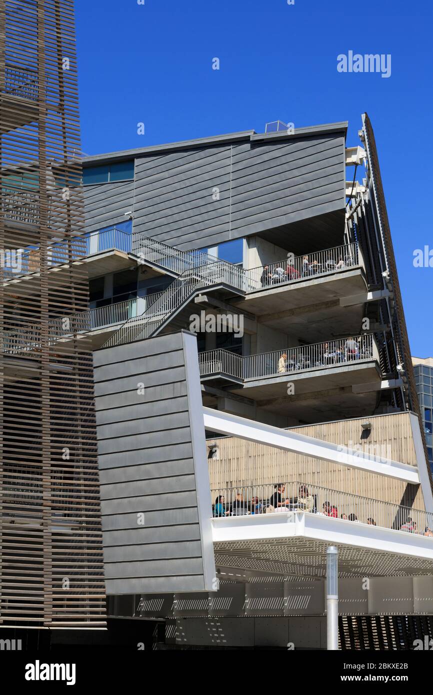 PRBB building in Olympic Port, Barcelona, Catalonia, Spain, Europe ...