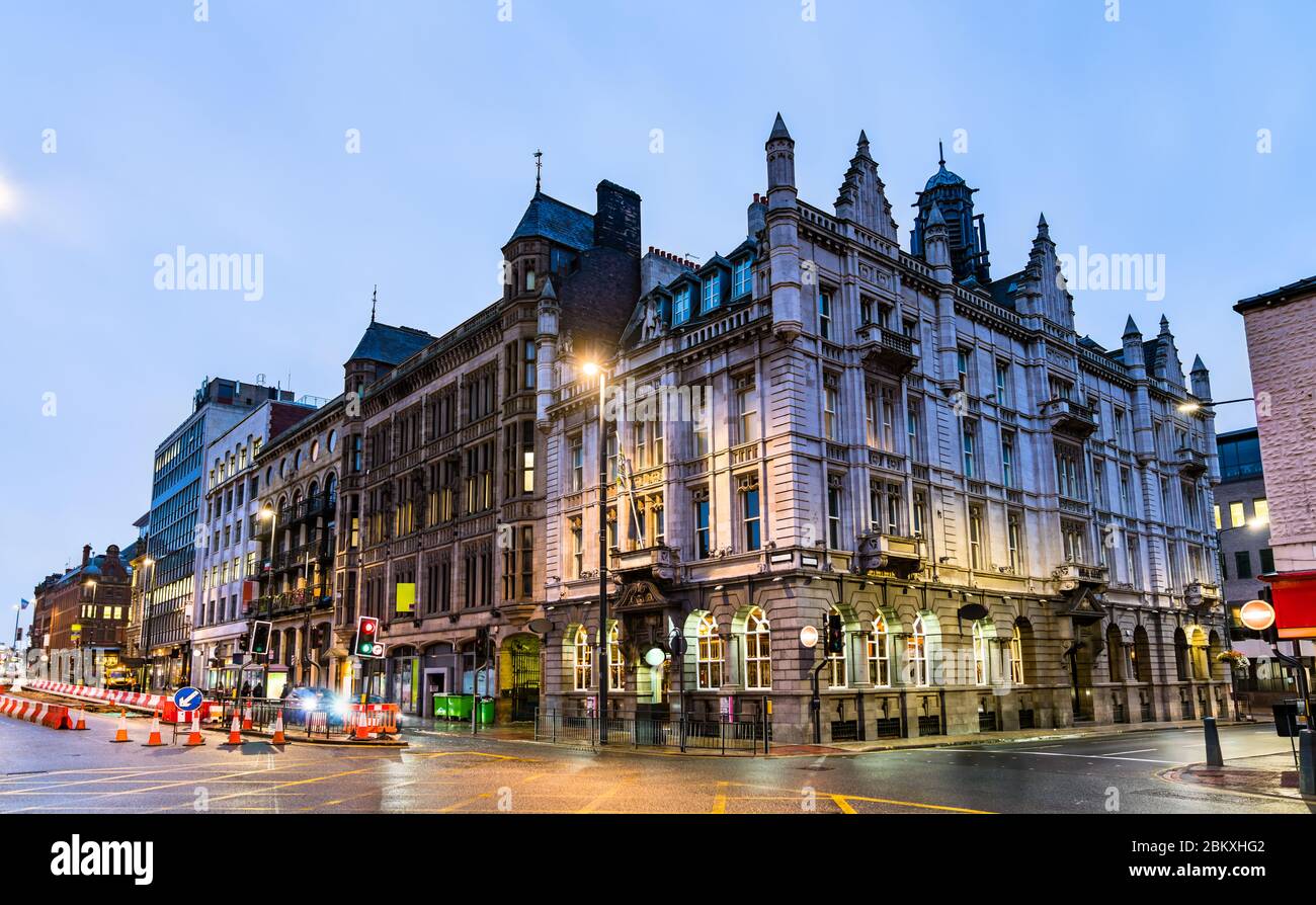Architecture of Leeds in England Stock Photo - Alamy