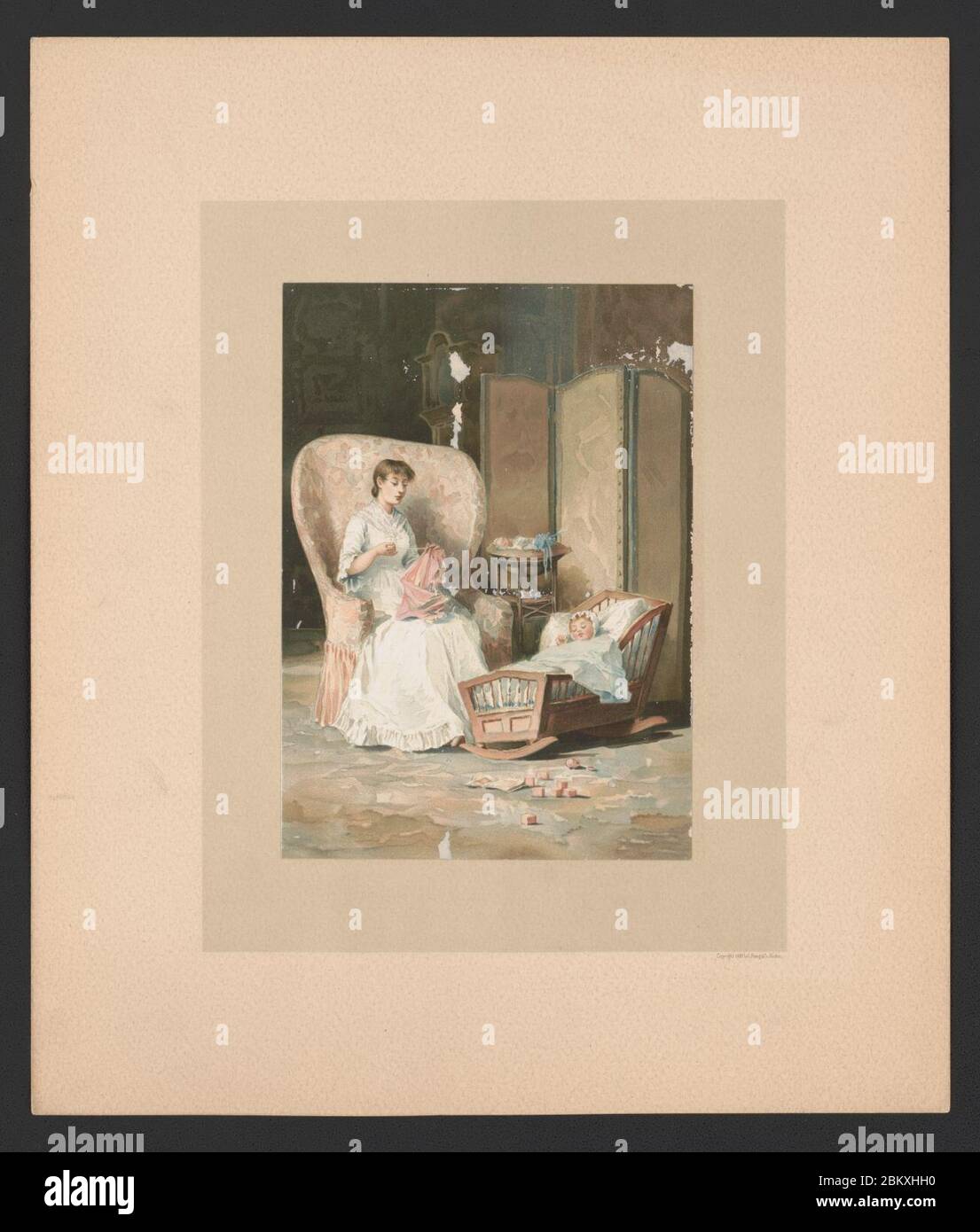 Illustration possibly for ‘Baby's Lullaby Book ... by Charles Stuart ...