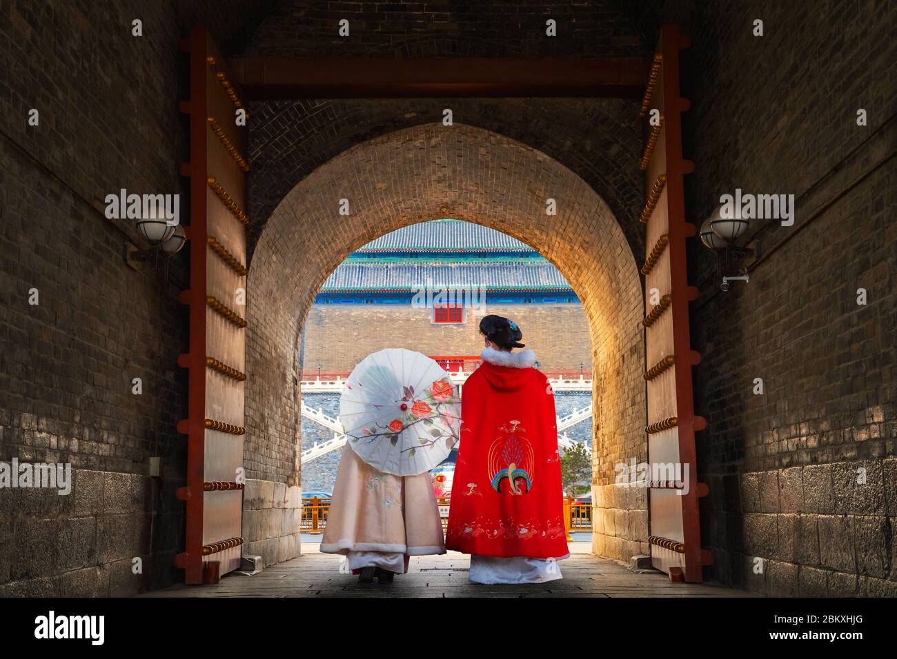 Beijing, China - Jan 17 2020: The Archery Tower of Qianmen or ...