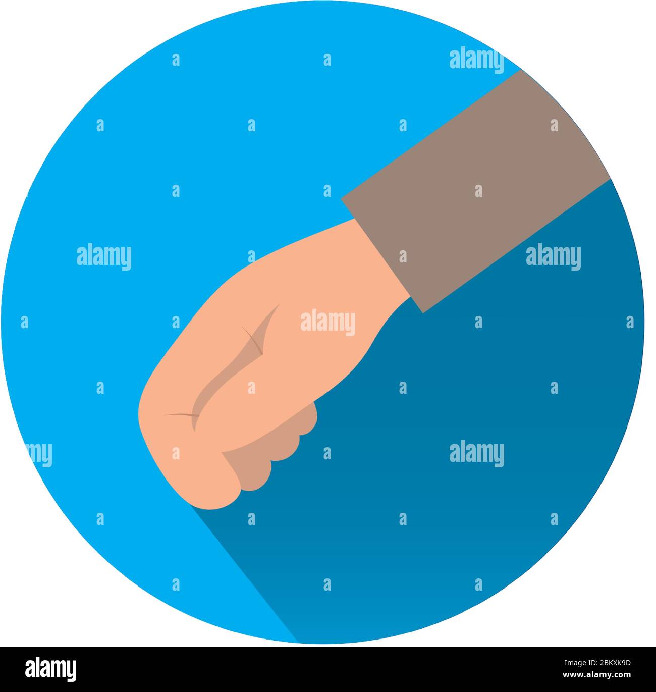 Hand finger touching something icon Cut Out Stock Images & Pictures - Alamy