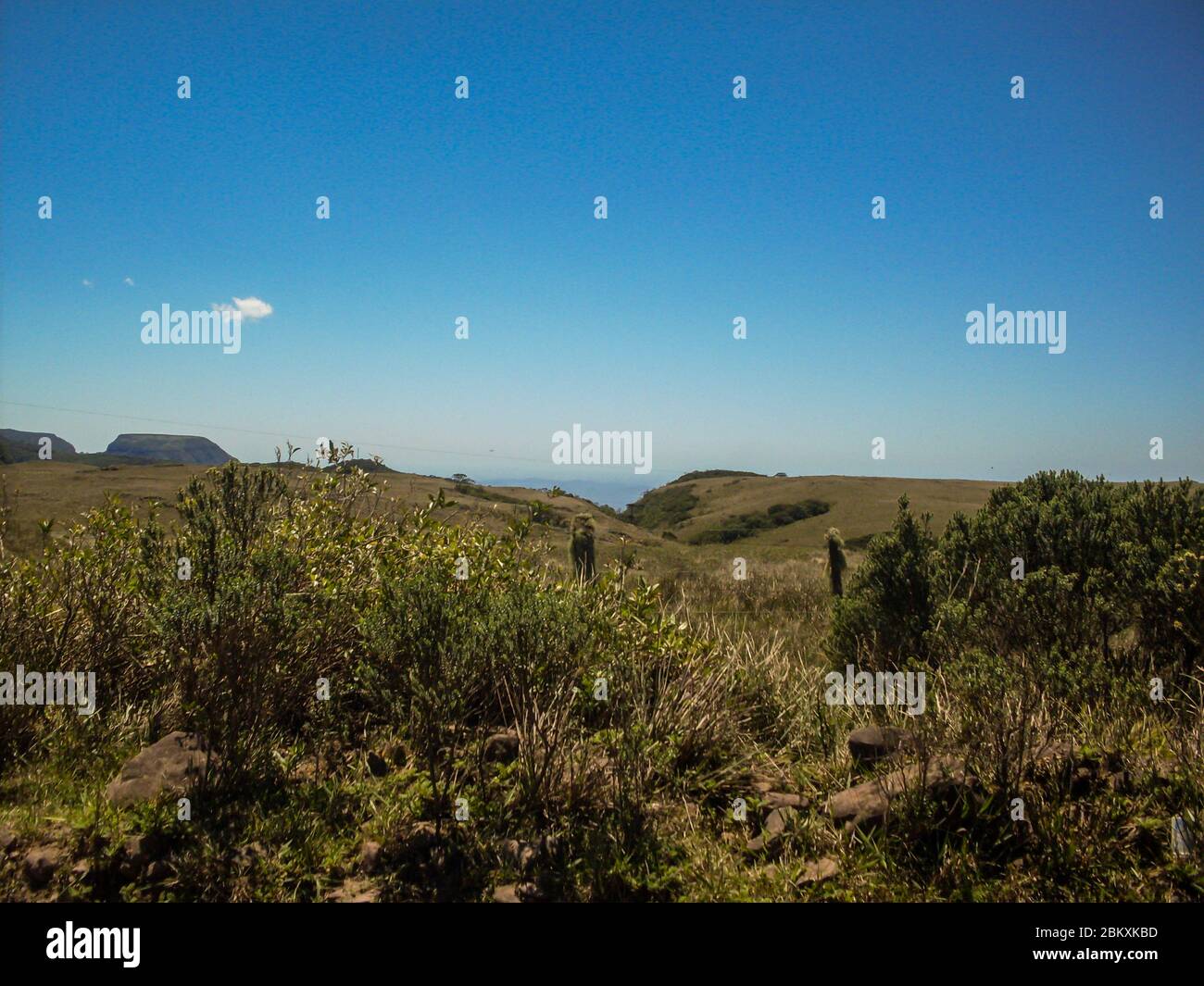 Beautiful landscape of Fortaleza Canyon and green rainforest, Cambara ...