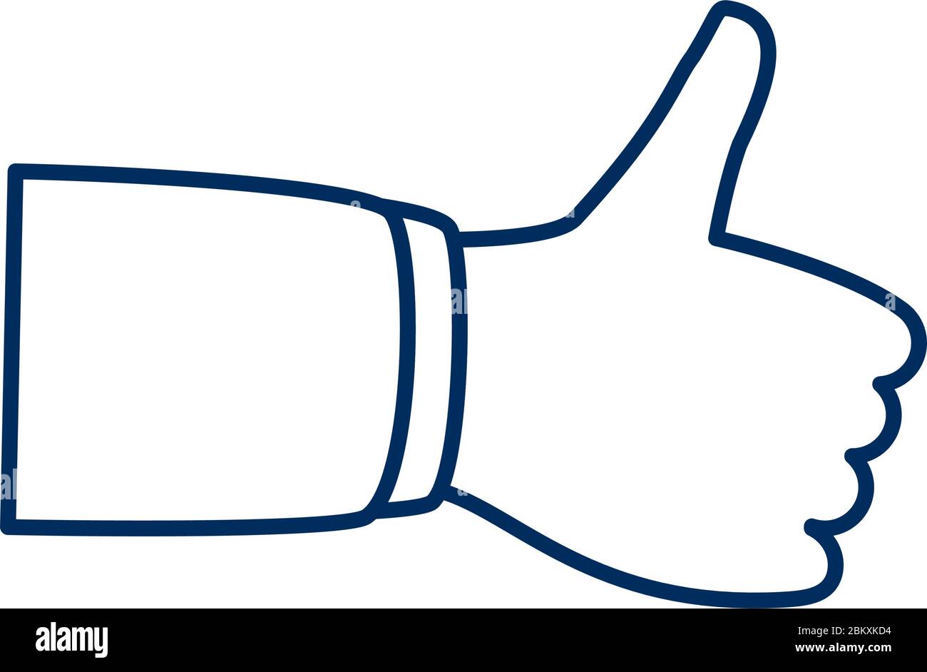 hand like symbol isolated icon Stock Vector Image & Art - Alamy