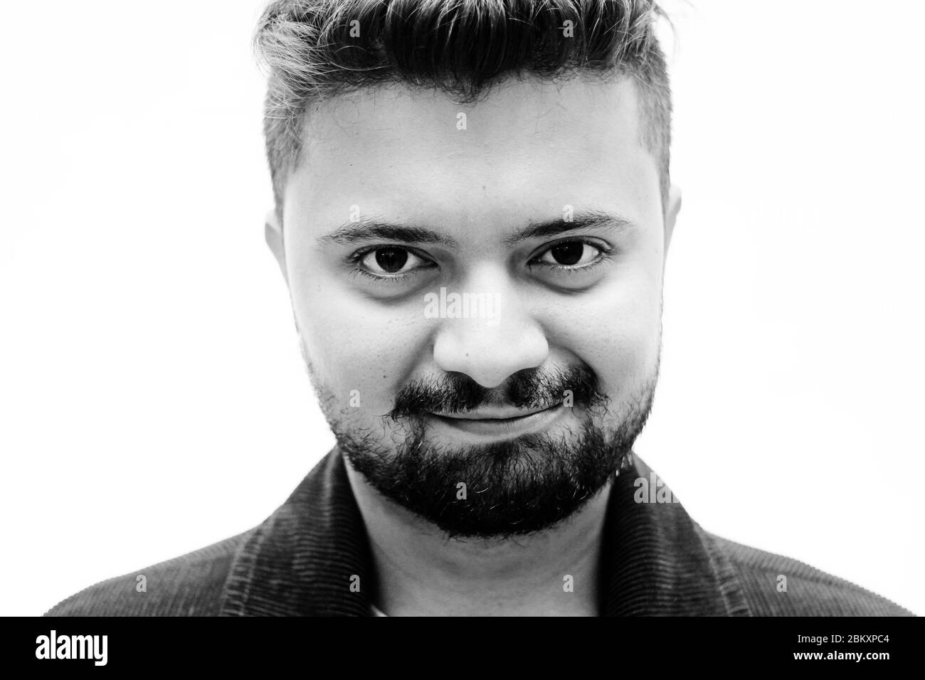 Satisfaction guy Black and White Stock Photos & Images - Alamy