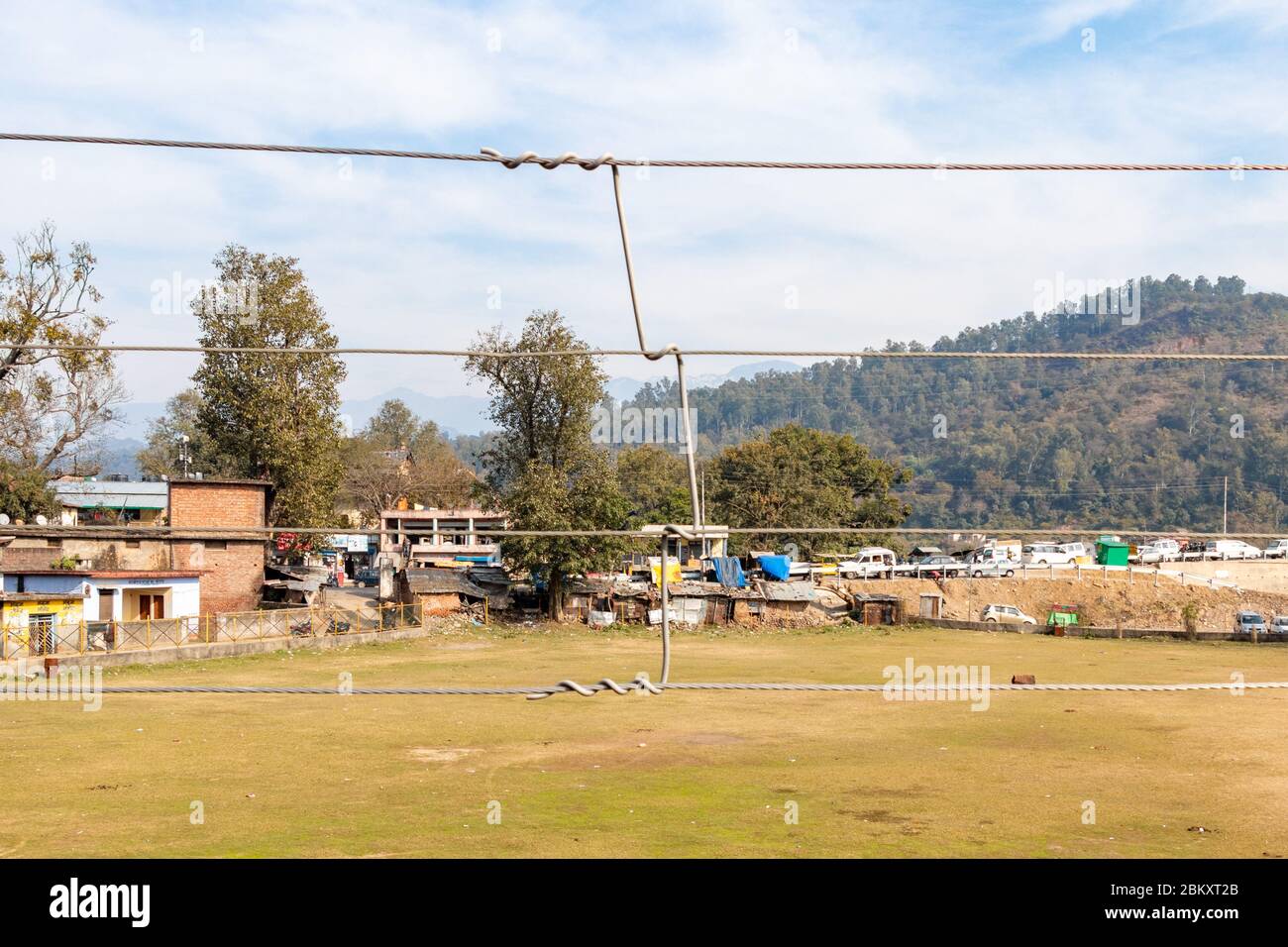 Isolator cable between three phase electricity line Stock Photo - Alamy