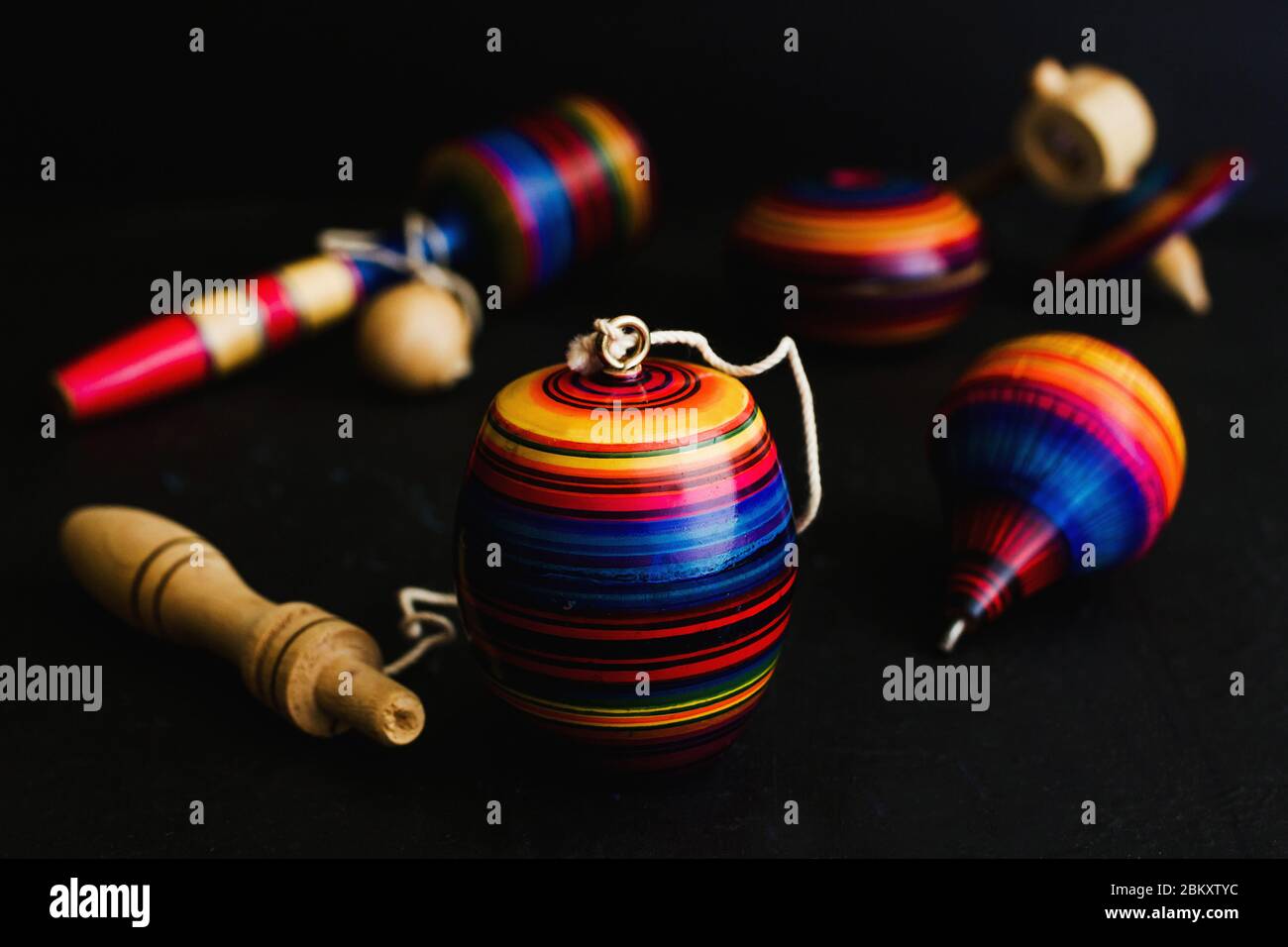 Mexican toy balero hi-res stock photography and images - Alamy