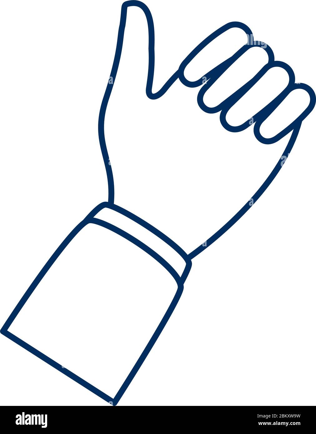 hand like symbol isolated icon Stock Vector Image & Art - Alamy