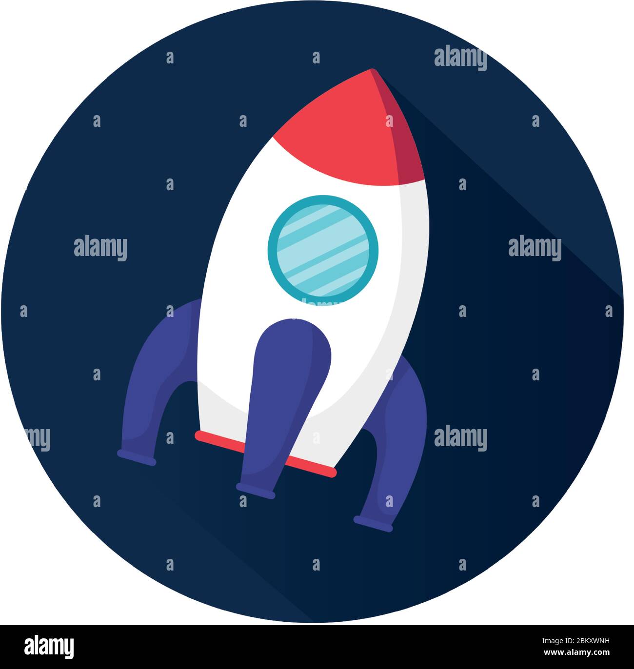 Kid with toy rocket launcher Stock Vector Images - Alamy