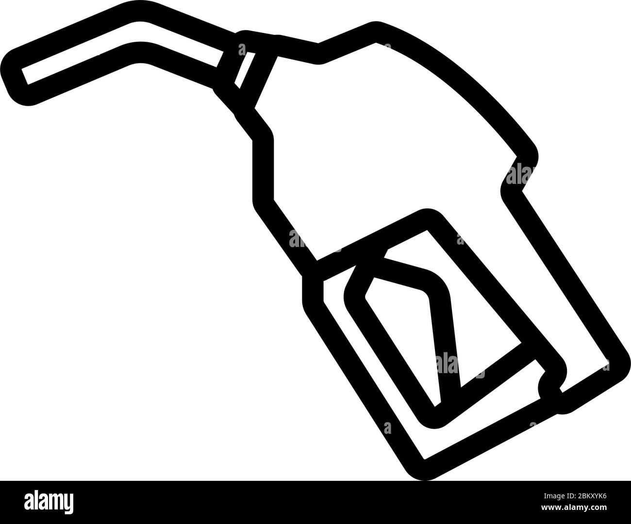 fuel dispensing gun icon vector outline illustration Stock Vector Image ...