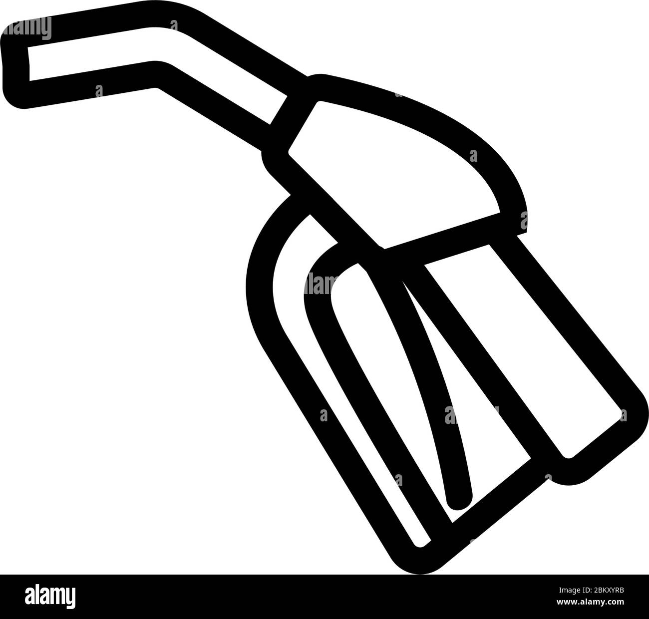 refueling gun icon vector outline illustration Stock Vector Image & Art ...