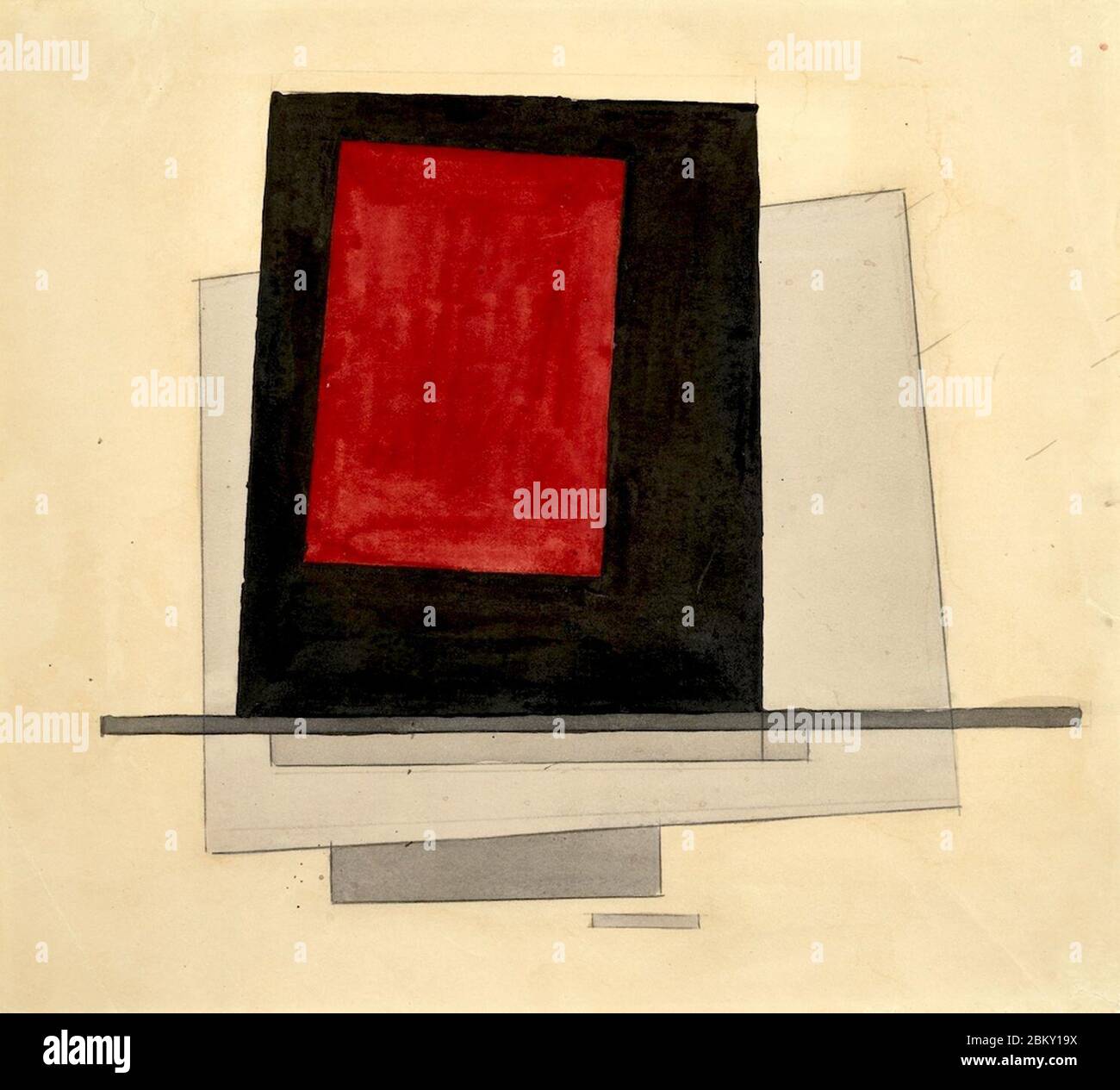 Ilya Chashnik - Suprematist Composition - 7 Stock Photo - Alamy