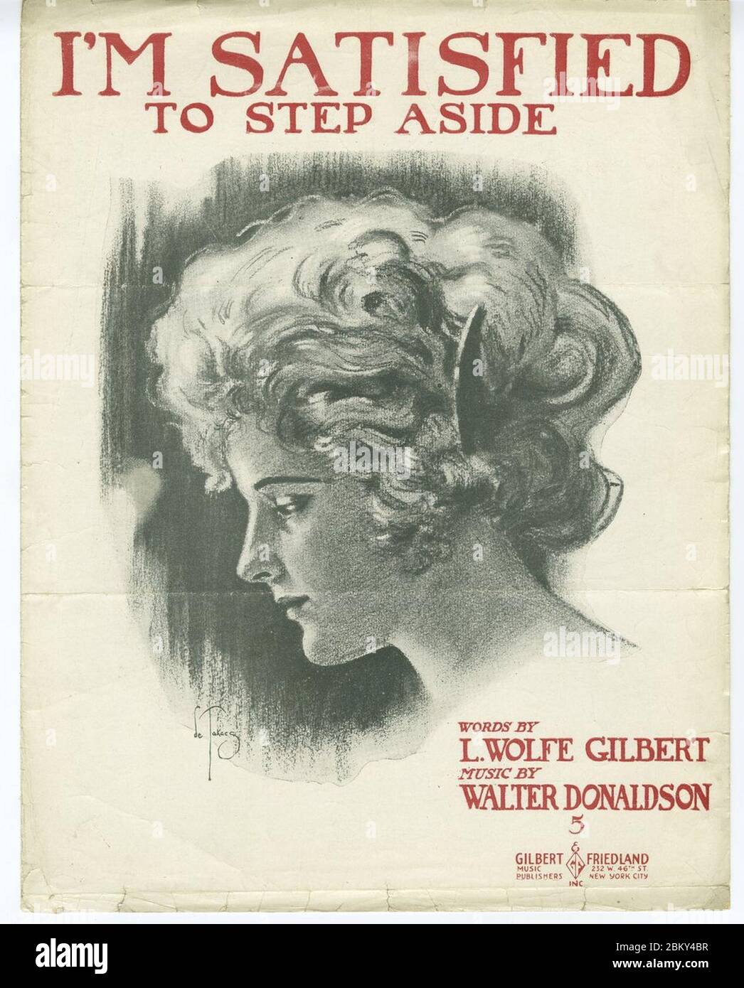 I'm satisfied to step aside 1918 Stock Photo - Alamy