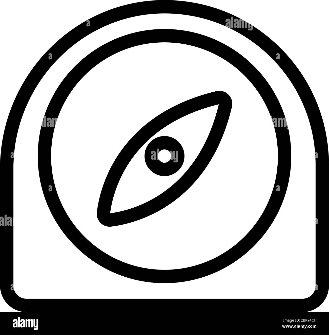 thermal indicator icon vector outline illustration Stock Vector Image ...