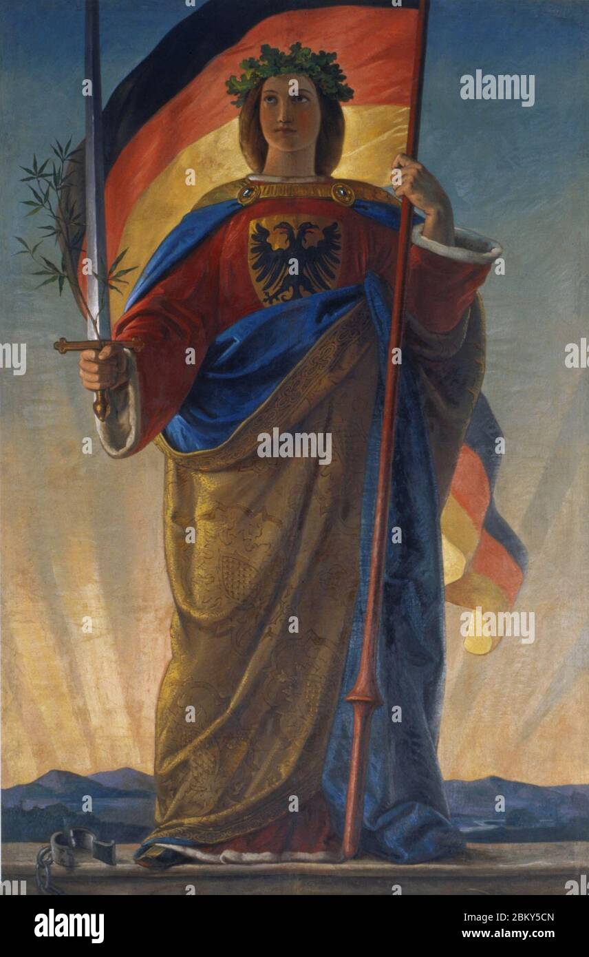 Image Germania (painting Stock Photo - Alamy