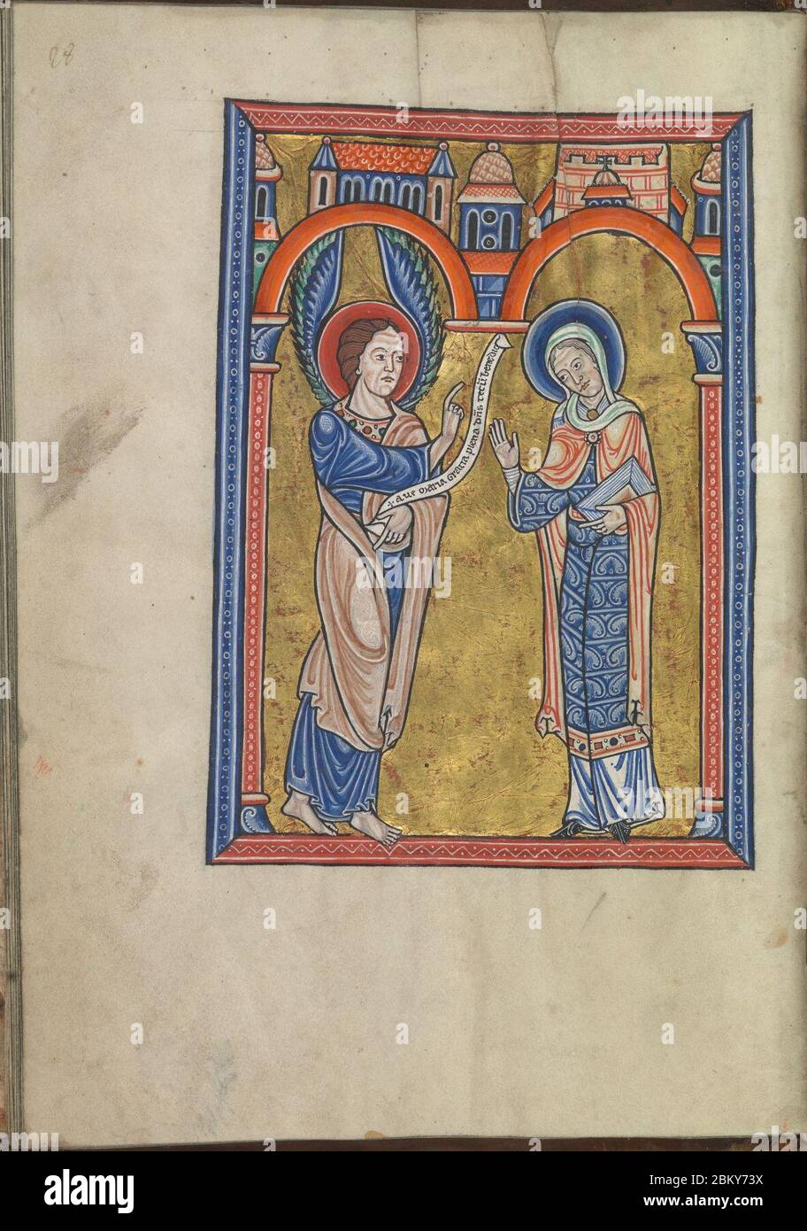 Images from the life of Christ - The Annunciation, Gabriel announces ...