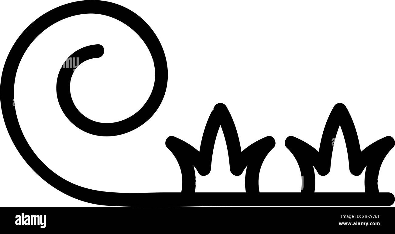 artificial turf icon vector outline illustration Stock Vector Image ...